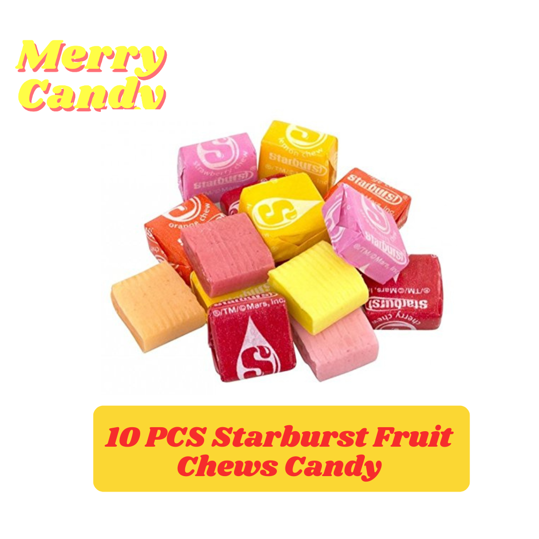 10 PCS Starburst Fruits Chews Candy | Lazada PH