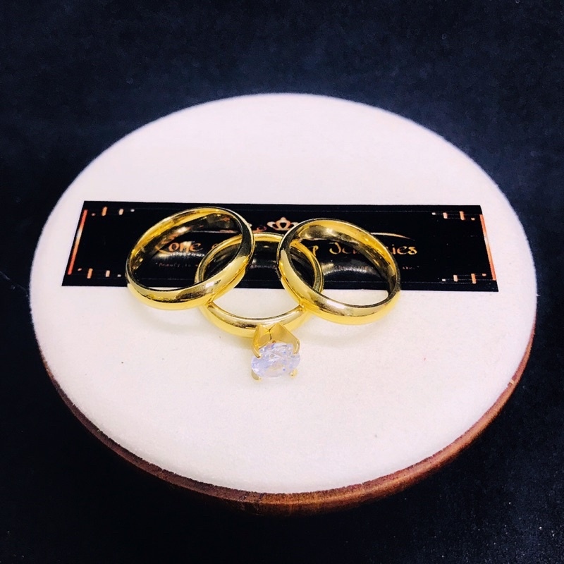Zoaj.ph Plain Classic Couple Wedding Ring (SOLD PER PIECE) | Lazada PH