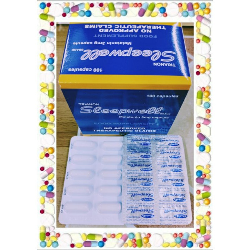 SLEEPWELL MELATONIN TRIANON 3mg Capsule (by 10 capsules) | Lazada PH