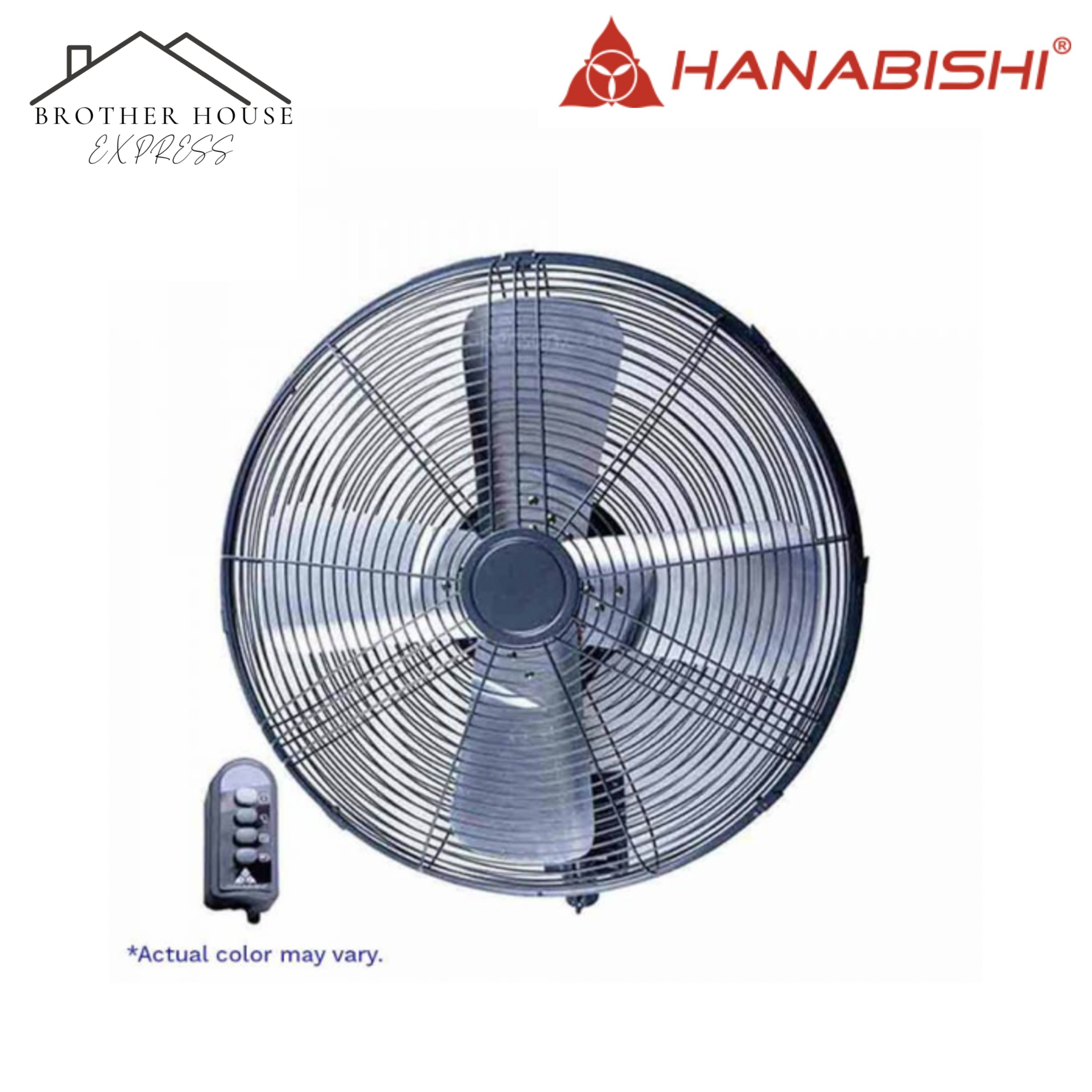 Hanabishi Wall Fan 24 inches -Industrial Type -Chrome (HIWF24) | Lazada PH