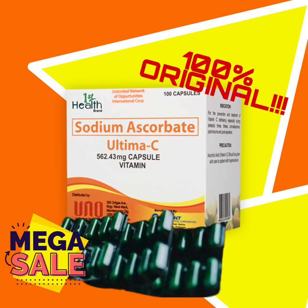 Ultima C 50 caps 100% orig vitamins na pampataba for kids and adult ...