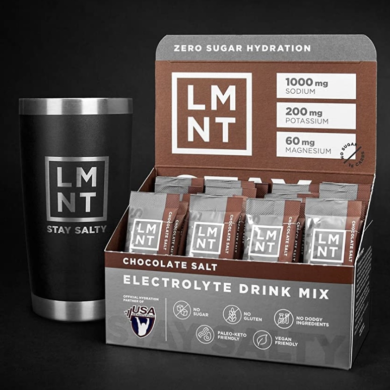 LMNT Electrolyte (30 Stick Packs) Powder Packets 1 box | Keto Paleo ...