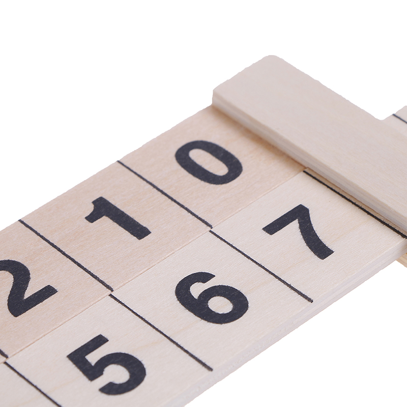 Remai Wooden Math Arithmetic Addition Subtract Learning Ruler Kids ...