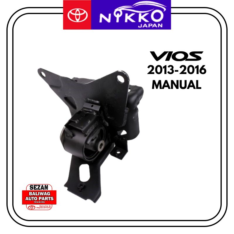 NIKKO JAPAN ENGINE SUPPORT SET RIGHT LEFT REAR VIOS 2013-2016 MANUAL 12363-0M080 12305-0M120 ...