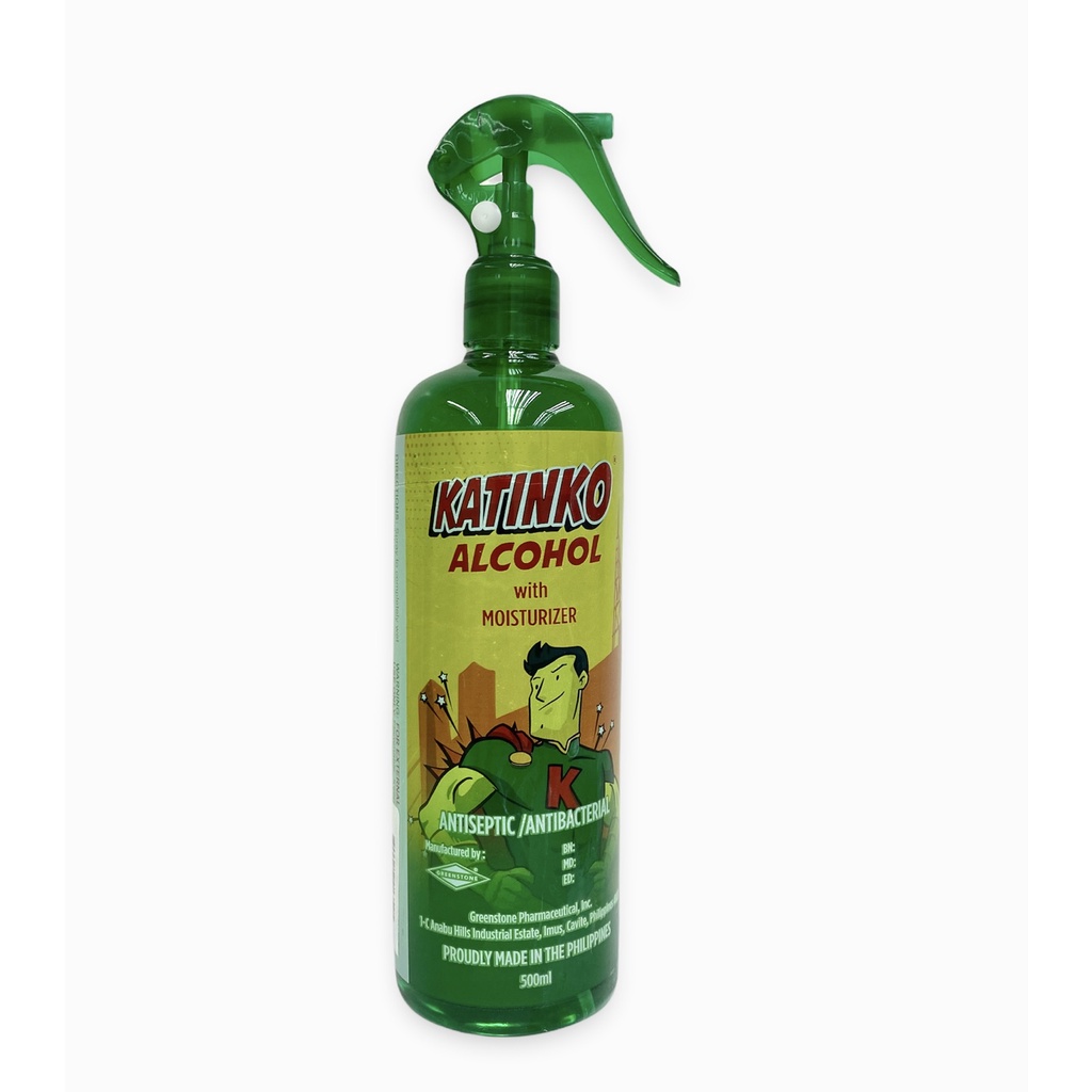 Katinko Alcohol 70% Isopropyl Alcohol Spray 500ml | Lazada PH