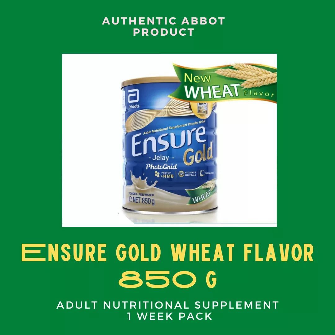 Ensure Gold Wheat 850grams(1 week supply). powdered milk | Lazada PH