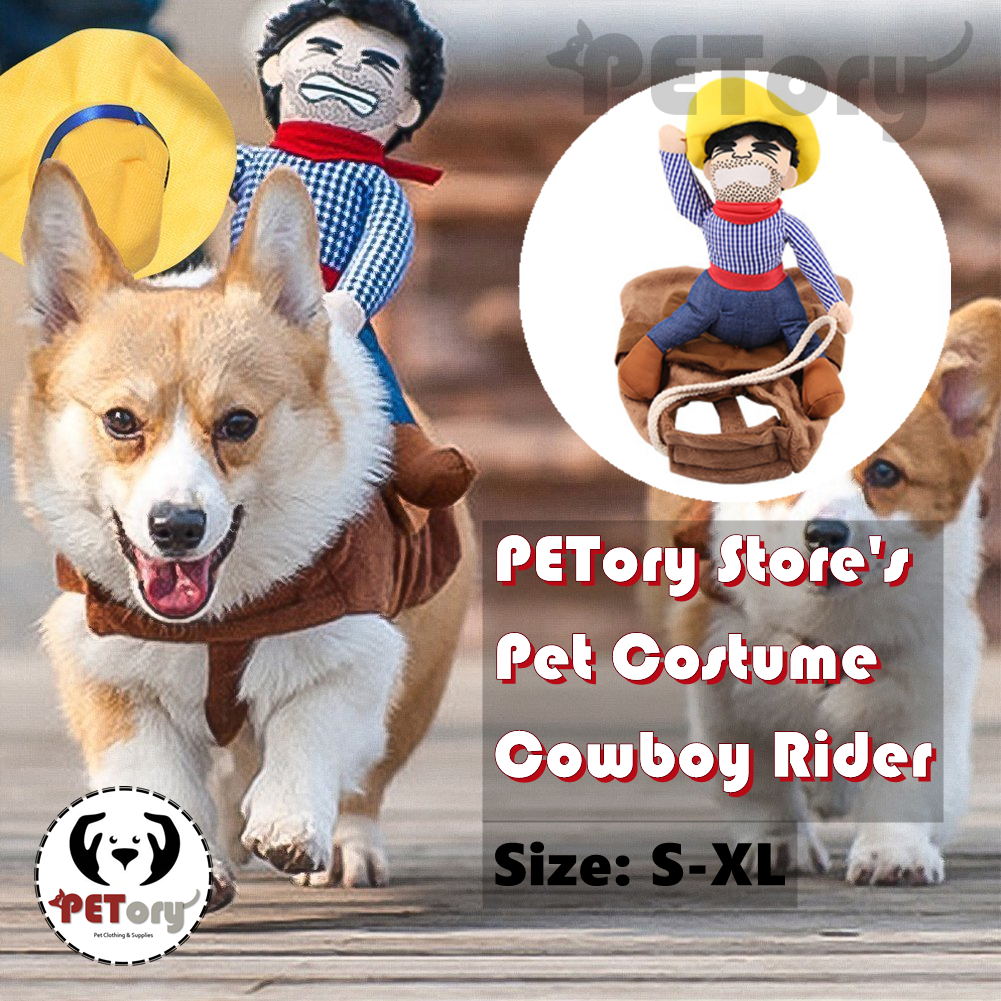 PETory Costume Pet Dog Cat Cosplay Riding Horse Cowboy Puppy Spoof ...