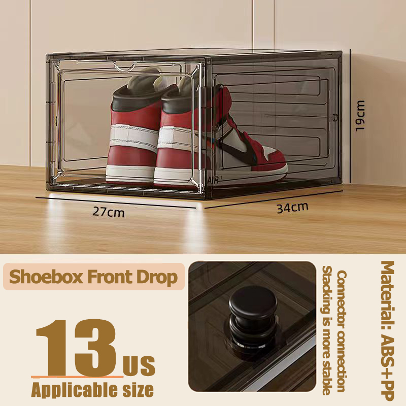 Magnetic Clear Stackable Shoebox Front Drop | Lazada PH