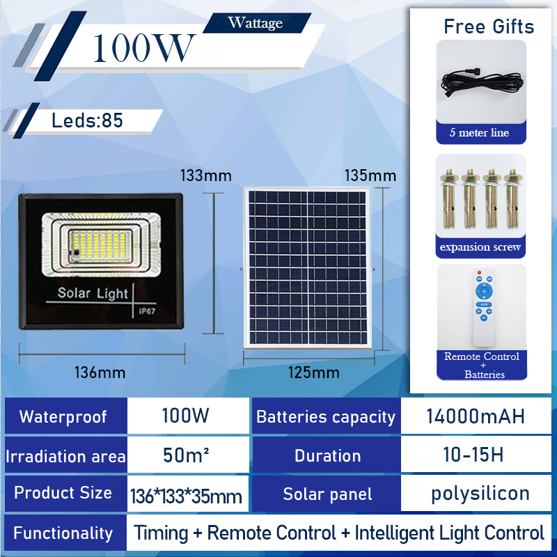 Solar light outdoor waterproof with solar panel Outdoor Lighting solar ...