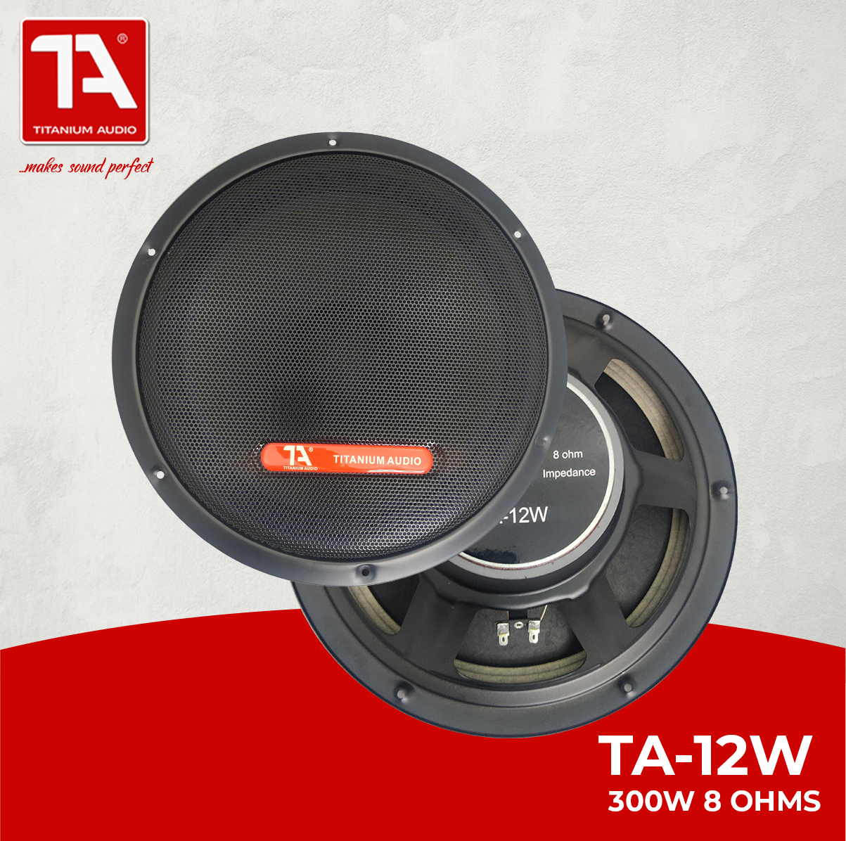 Titanium Audio TA 12W Speaker / 12 inch / 300W / Woofer Speaker ...