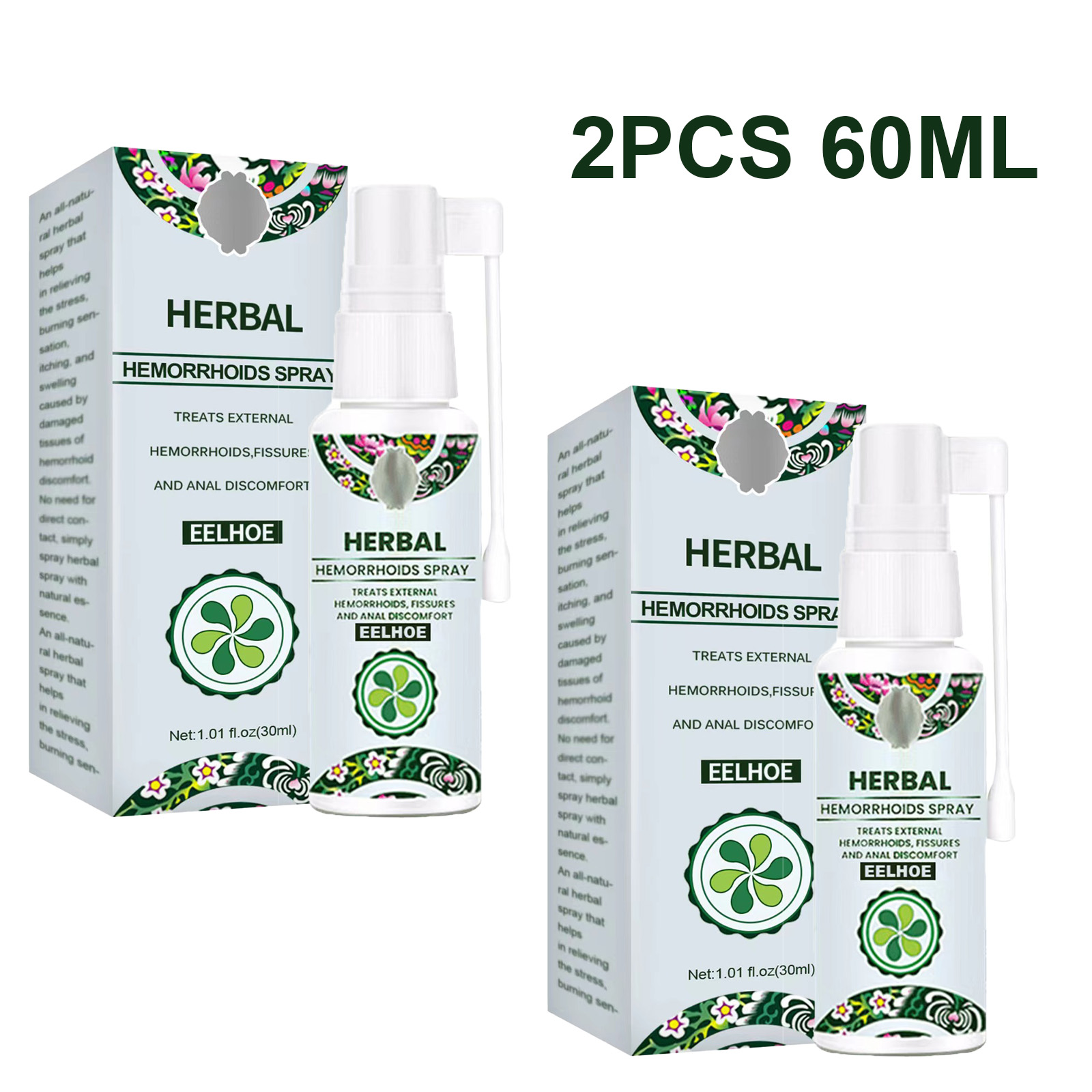 Natural Herbal Hemorrhoids Spray hemorrhoids treatment cream remover ...