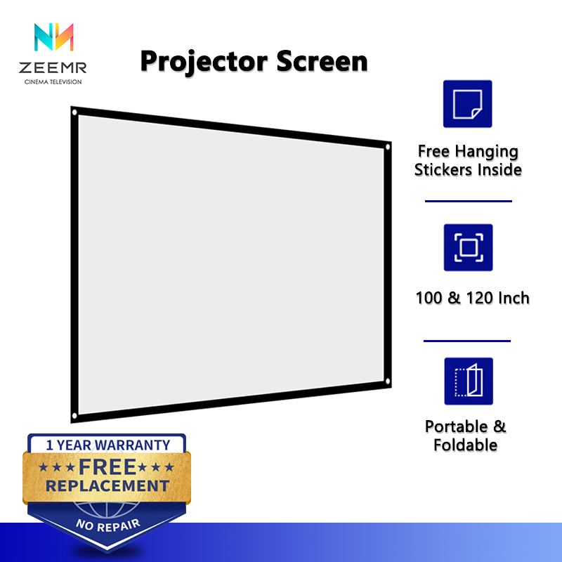 ZEEMR Projection Wall Hanging Curtain Hanging Curtain projector Cinema ...