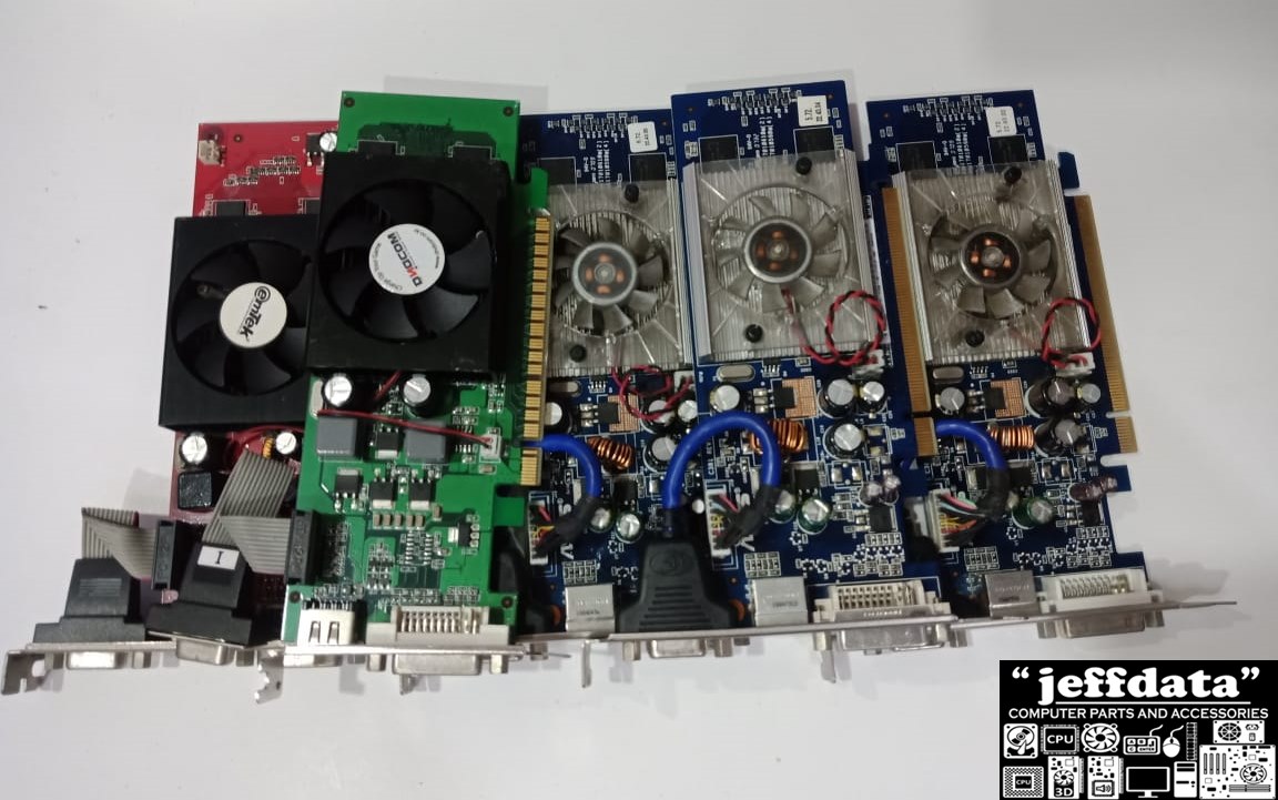 GPU Videocard 256mb 64bit PCI-e high Profile/standard low profile (we ...