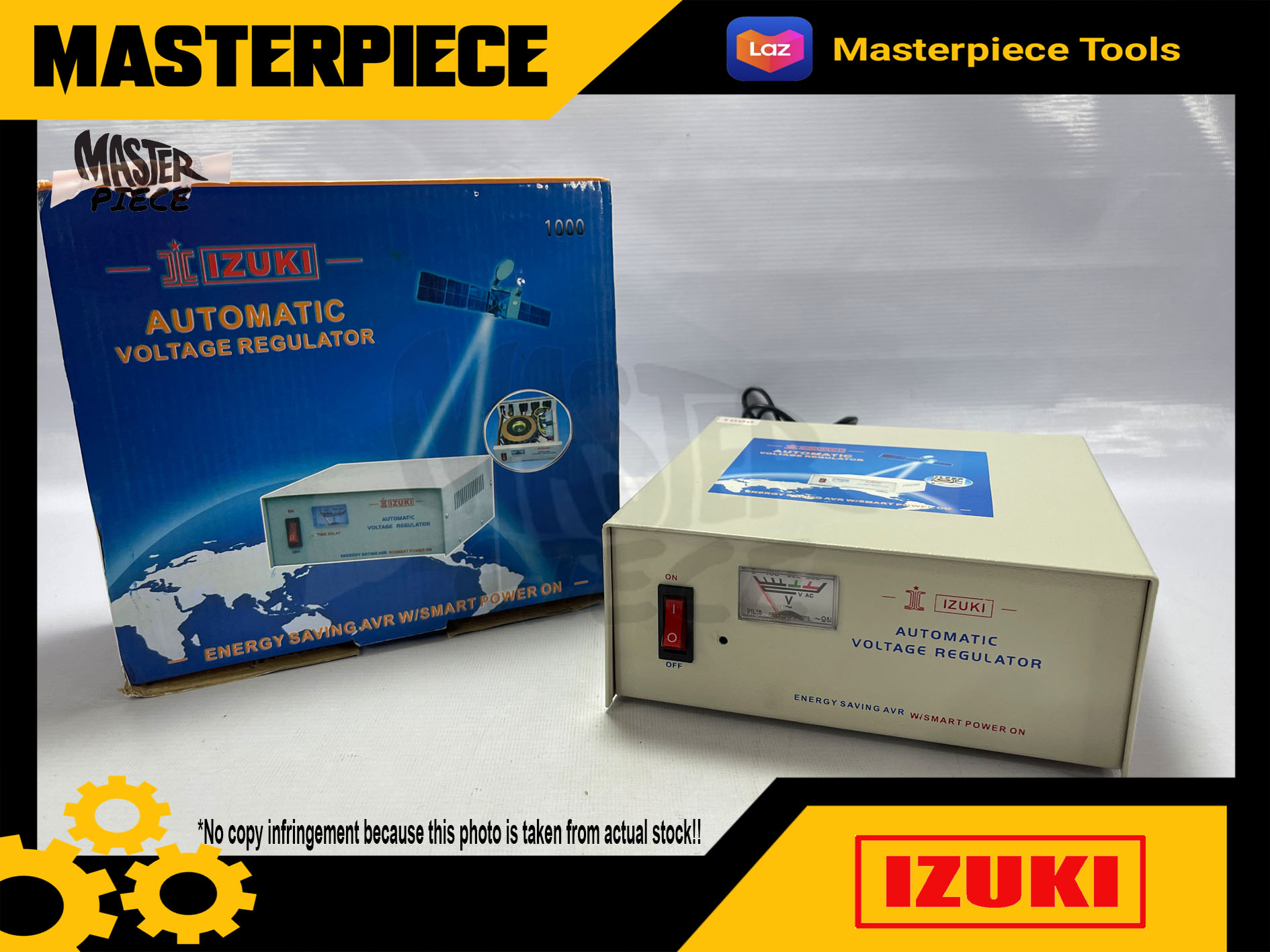 Izuki Automatic Voltage Regulator 1000W AVR for PC Computer | Lazada PH