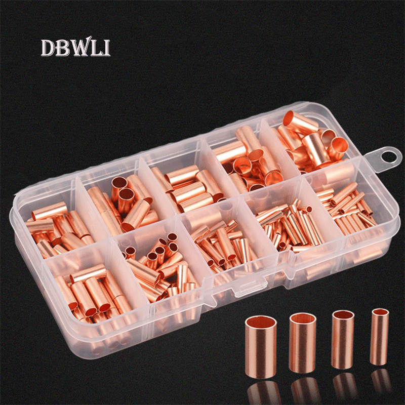 GT Copper connecting wire joint small copper tube Terminal Cable Lug ...