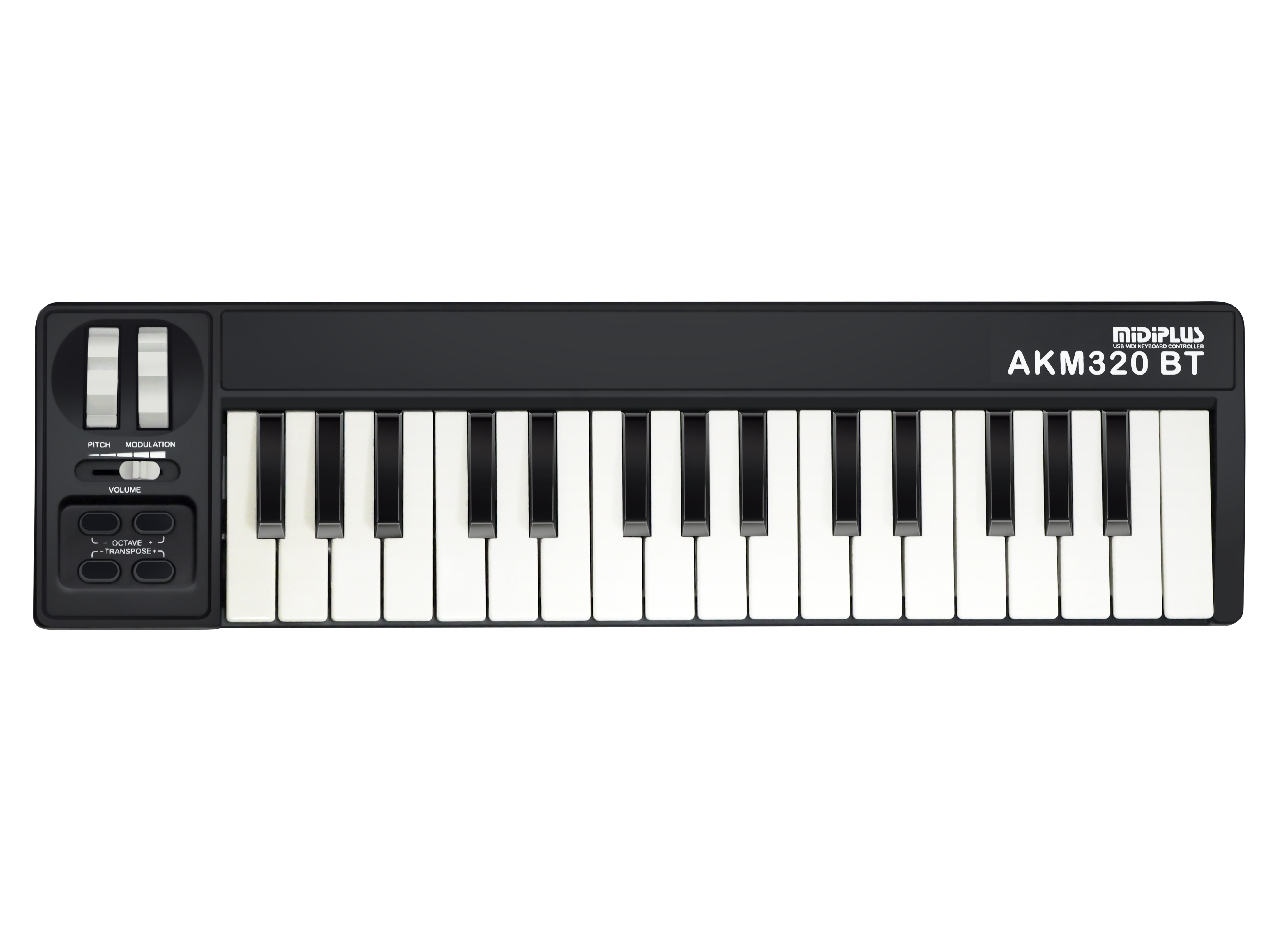 MIDIPLUS AKM320 BT 32 Keys Mini Size Bluetooth MIDI Keyboard Controller ...