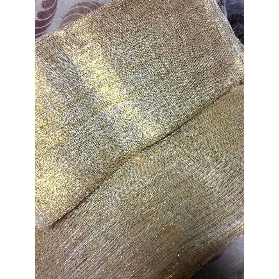 Sinamay Cloth 10 yards (Gold Strand) | Lazada PH