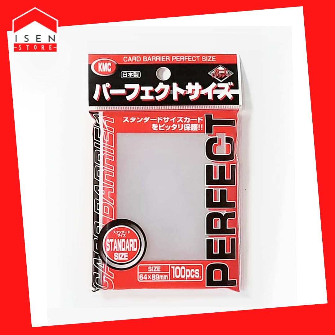 KMC Card Barrier Perfect Fit Sleeves 64mm x 89mm , 100pcs for standard ...