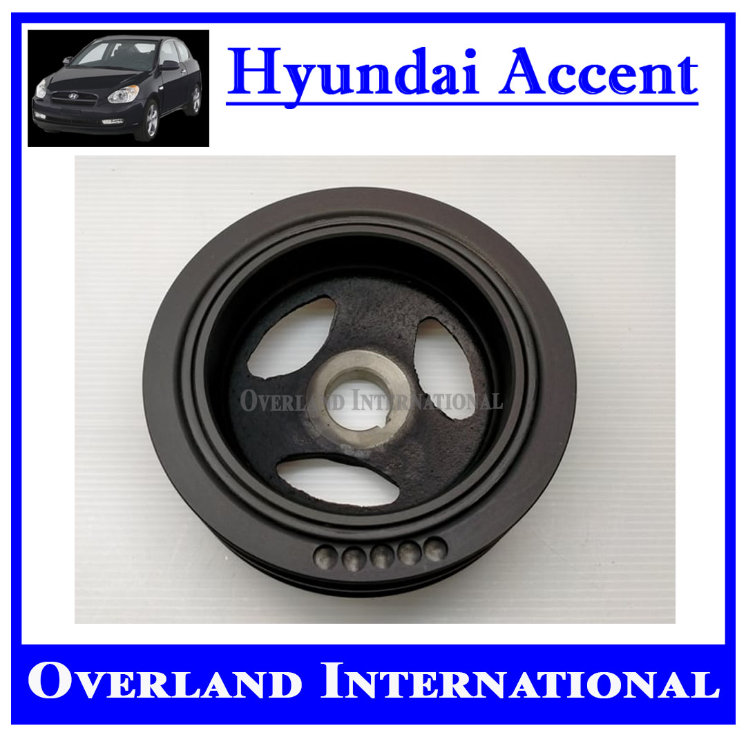 PULLEY CRANKSHAFT, For Hyundai Accent 2005-2011 / Getz 2005-2011 / Kia ...
