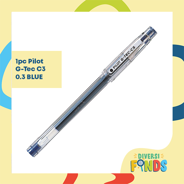 1pc Pilot GTEC Pen 0.3 and 0.4 Black, Red and Blue | Lazada PH