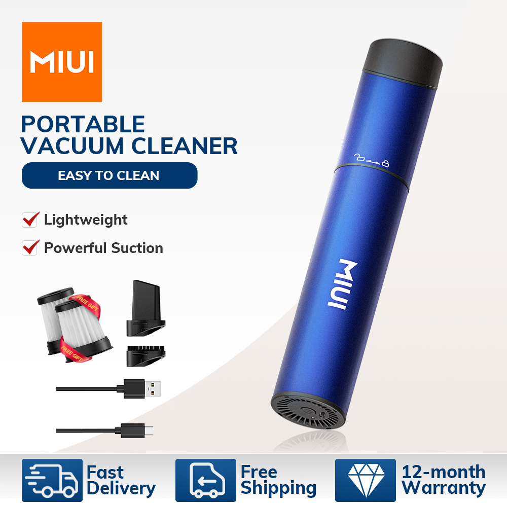 MIUI Mini Vacuum Cleaner Wireless Handheld Vacuum Cordless USB ...