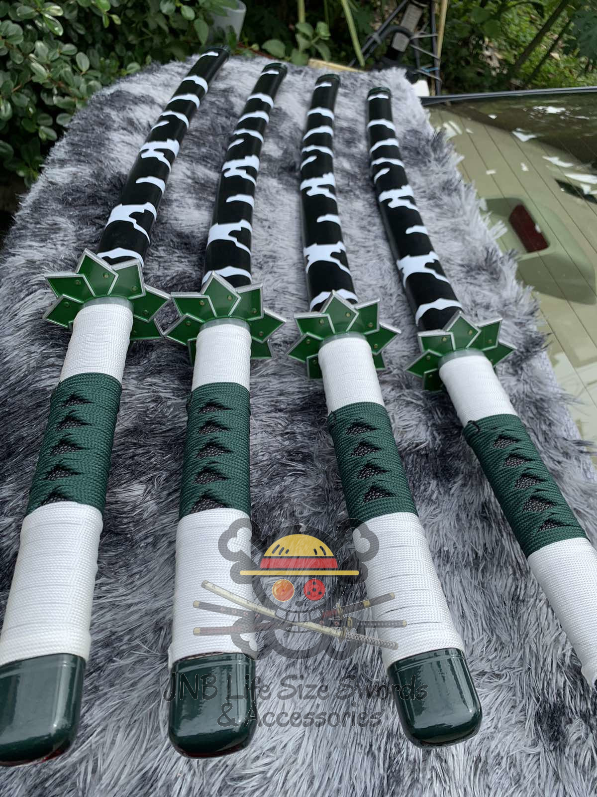 Anime Cosplay Sanemi Nichirin Blade Life Size Scale Steel Material ...