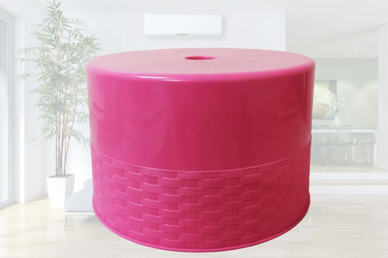 Colored Round Plastic Rattan Laundry Stool/ Laundry Chair | Lazada PH