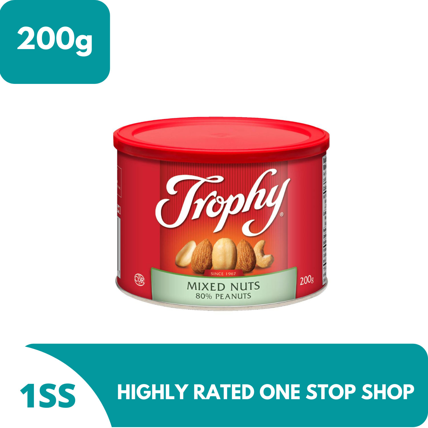 TROPHY Mixed Nuts - with 80% Peanuts, 200g | Lazada PH
