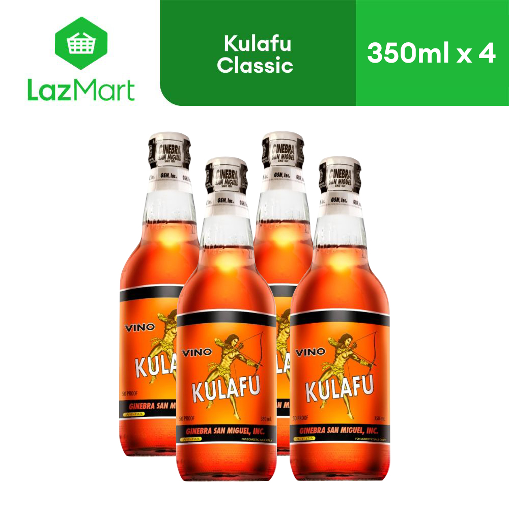 Vino Kulafu Classic 350ml - Pack of 4 | Lazada PH