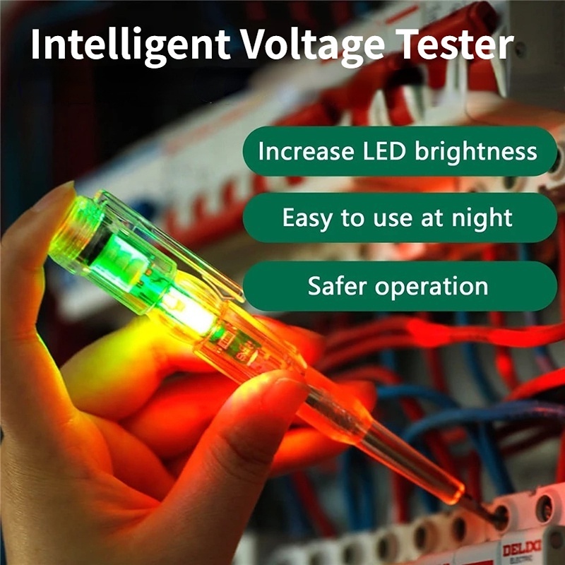 [BUY 1 GET 1 Free] Intelligent Voltage Detector Pen Circuit Tester LED ...