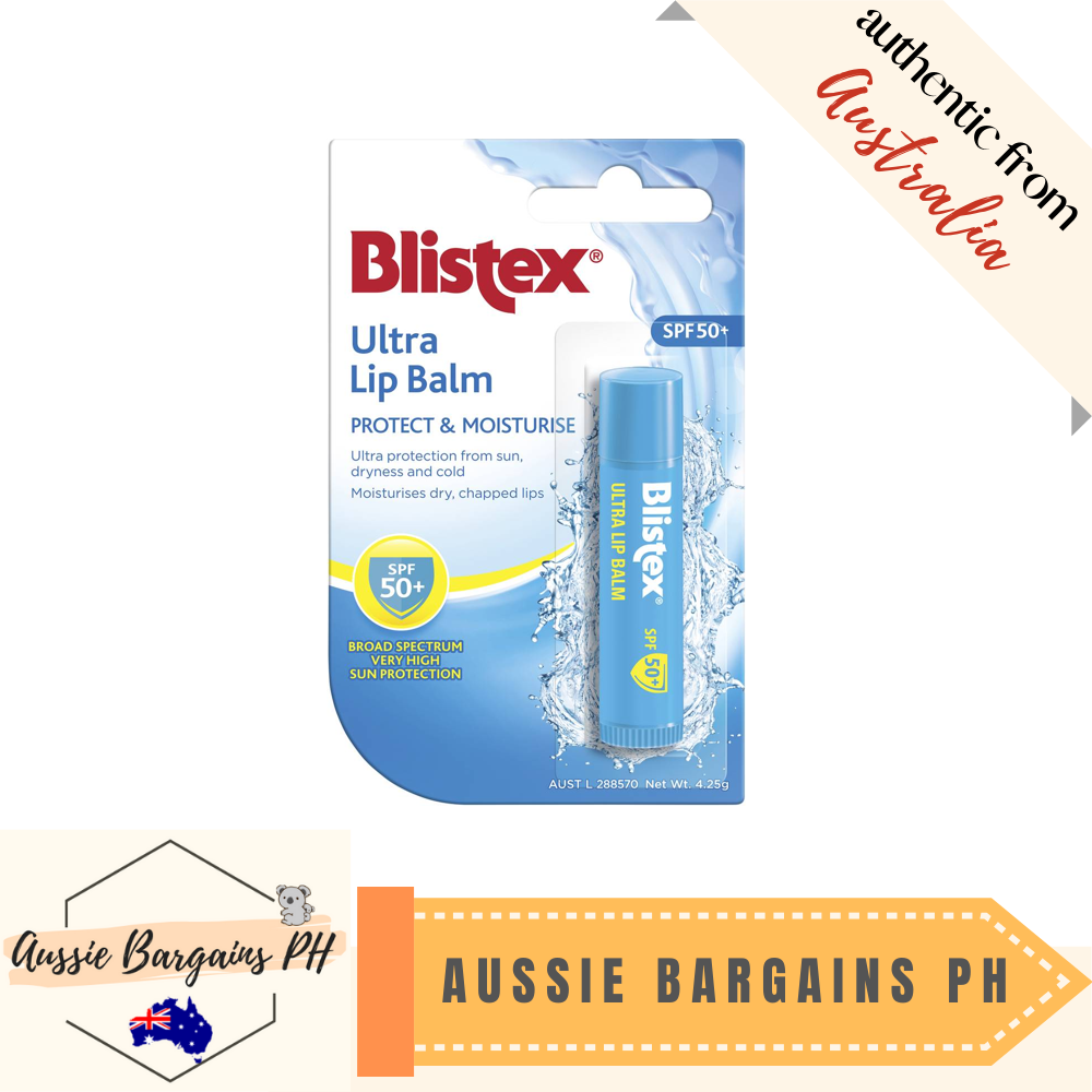 Blistex Ultra Lip Balm SPF 50+ 4.25gm Stick EXP 6/2025, Twin Pack EXP ...