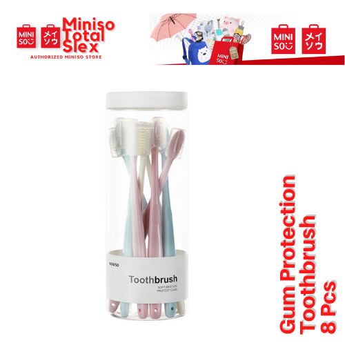 Miniso - Minimalist Gum Protection Toothbrush 8 Pack | Lazada PH