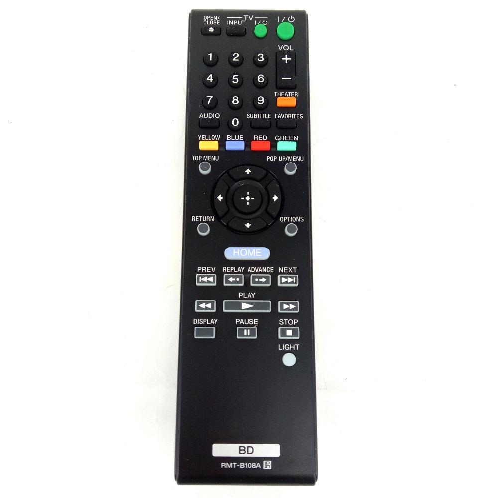 Original For SONY Blu-Ray DVD Player BD Remote Control RMT-B108A ...