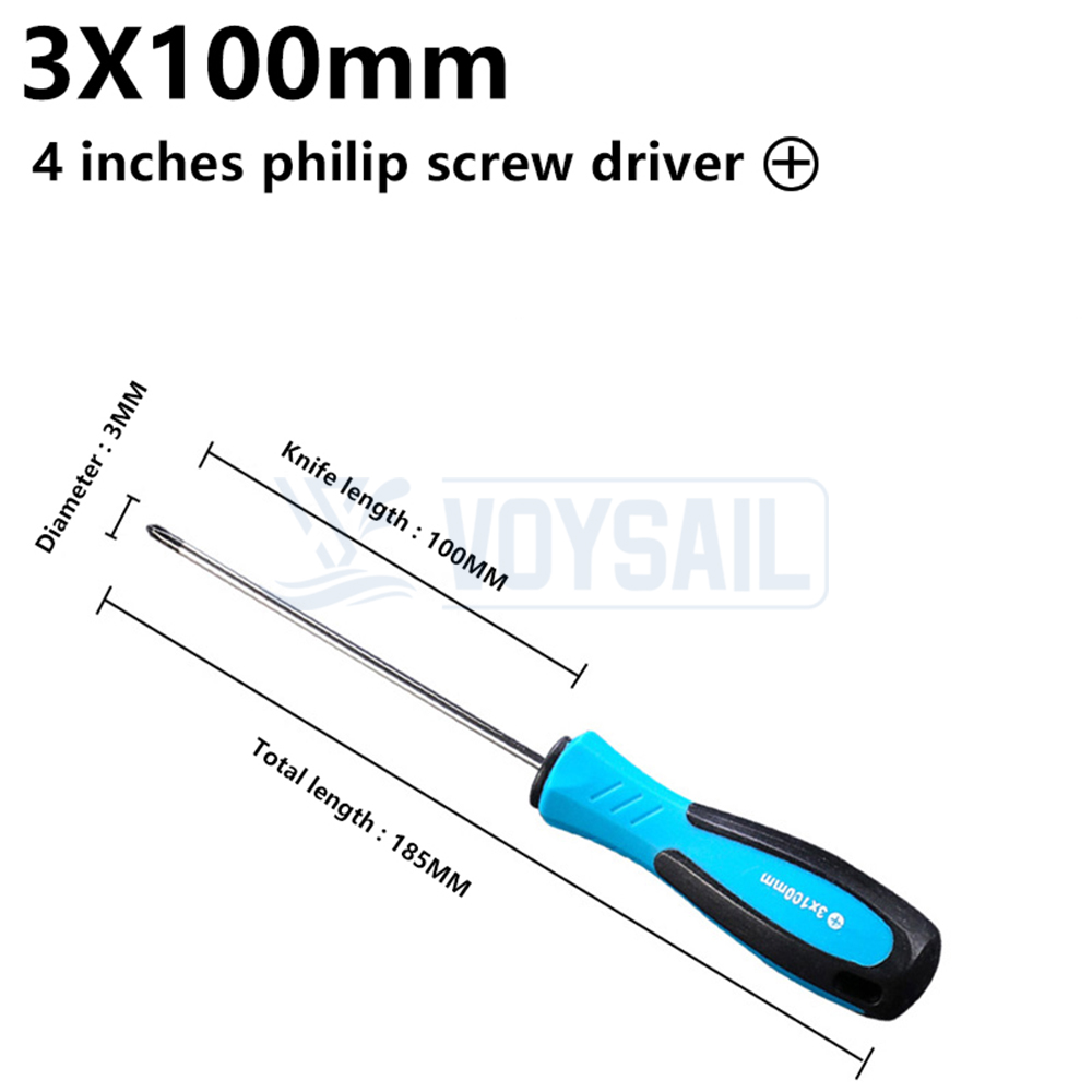 Magnetic Screwdriver Set Flat And Philip Screw Driver Rust Resistance ...