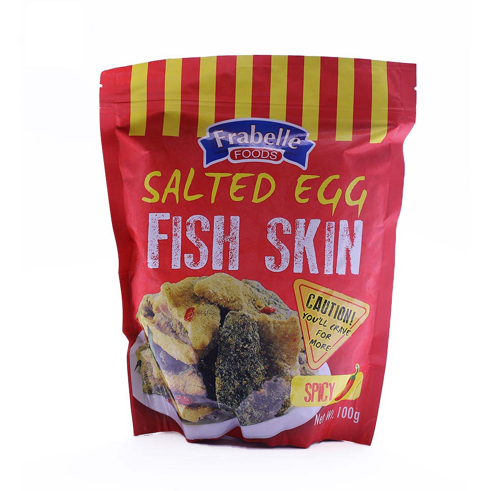 Frabelle Salted Egg Fish Skin Spicy 100g LS | Lazada PH