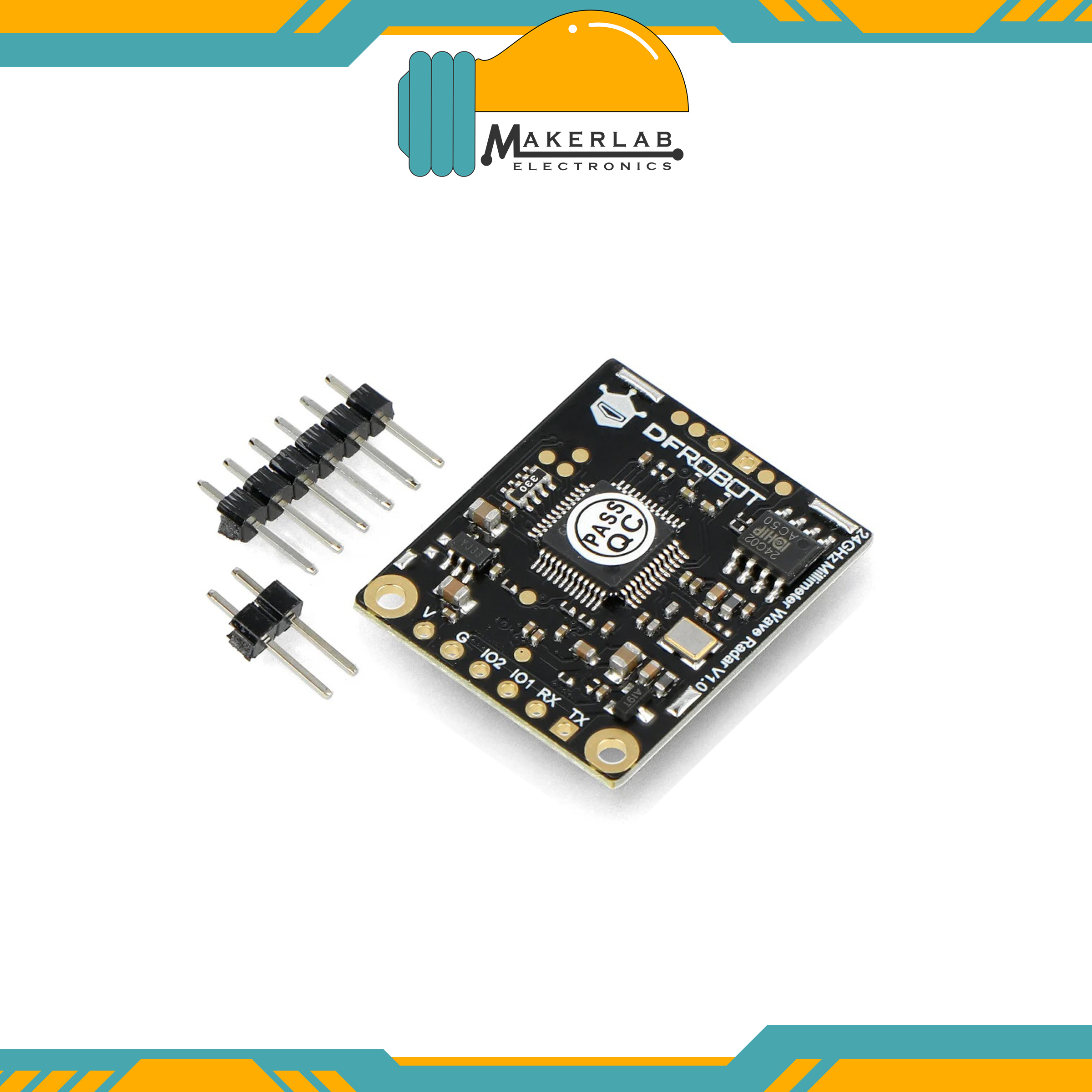 DFRobot mmWave Radar - 24GHz Human Presence Detection Sensor (9 Meters) compatible to Arduino ...