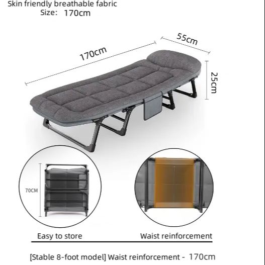 Folding Bed Single Heavy Duty Outdoor Waterproof Folding Bed Portable ...