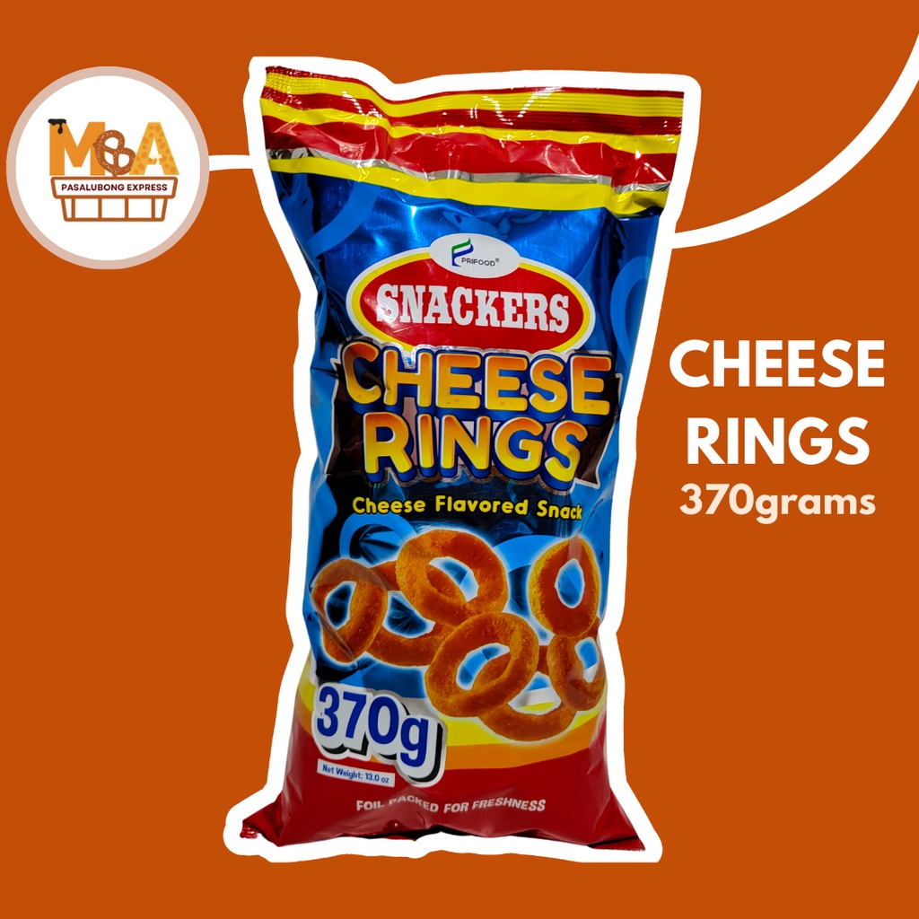 SNACKERS CHEESE RINGS (370 GRAMS) | Lazada PH