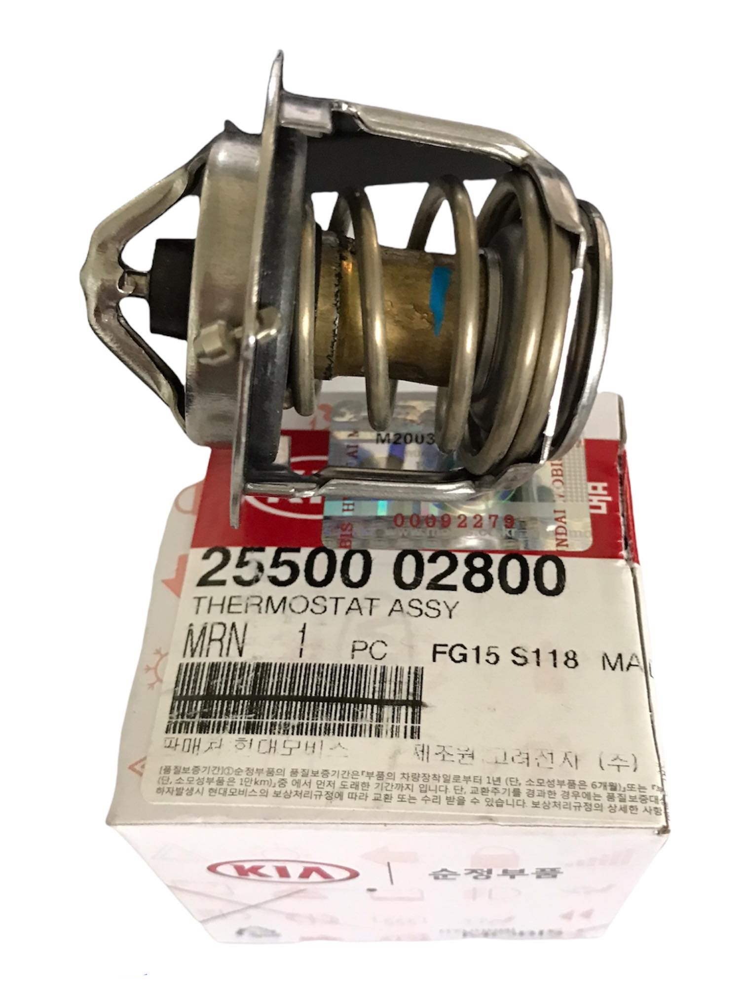 [ORIGINAL] 2550002800 THERMOSTAT 88°C KIA PICANTO 2006-2011 / 25500 ...