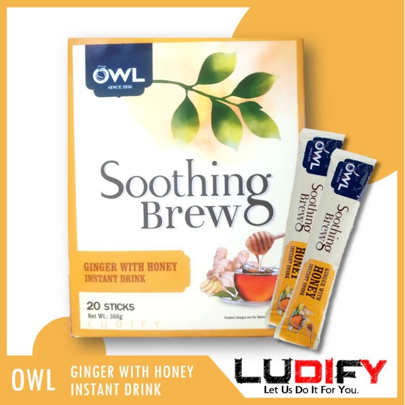 (1 stick) Owl Teh Tarik / Instant Foamy Milk Tea Soothing Brew Ginger ...