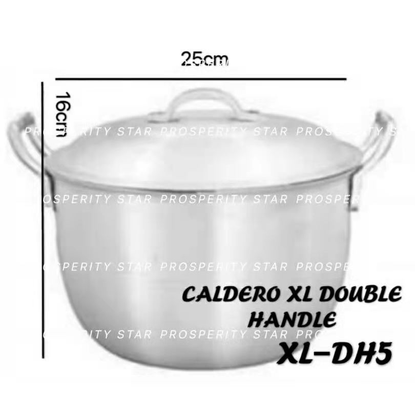 CALDERO XL Double Handle Aluminum Pot. ( Size: A1 to A5) | Lazada PH