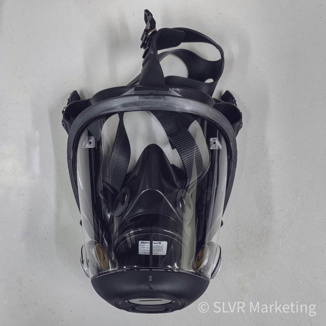 Honeywell Full Face Respirator Model:RU6500 Heavy Duty Durable Anti ...