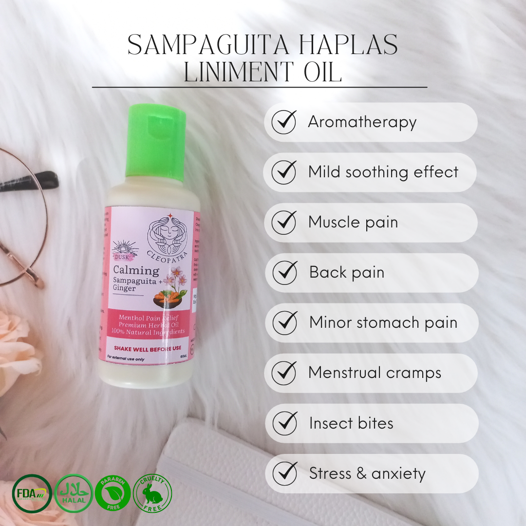 Haplas Liniment Massage Oil Sampaguita and Ginger with Mild Menthol ...