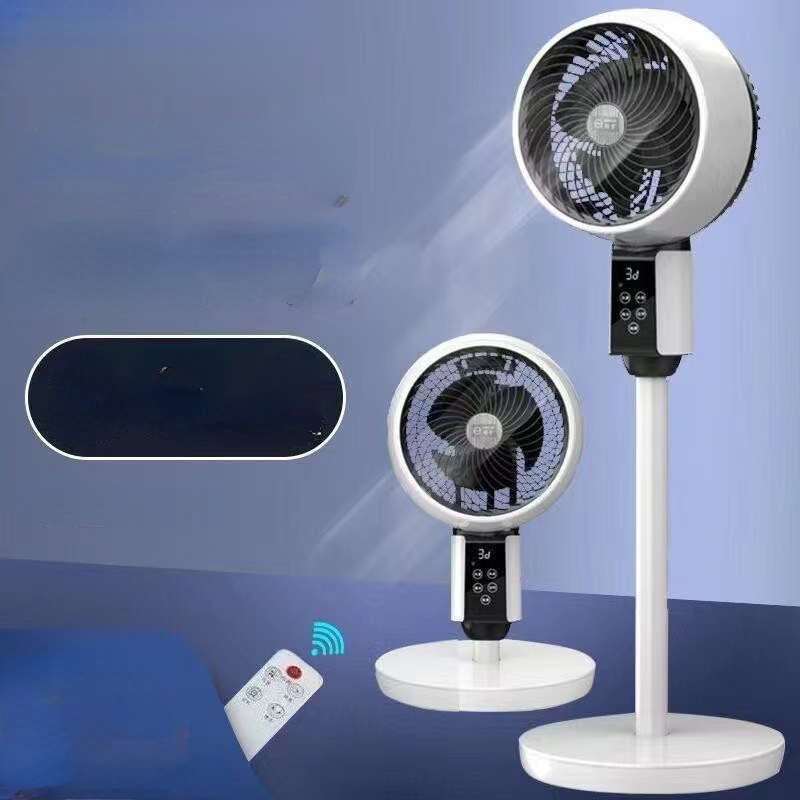Remote Fan Stand Fan Air Circulation Fan Remote Control Timing Desktop ...
