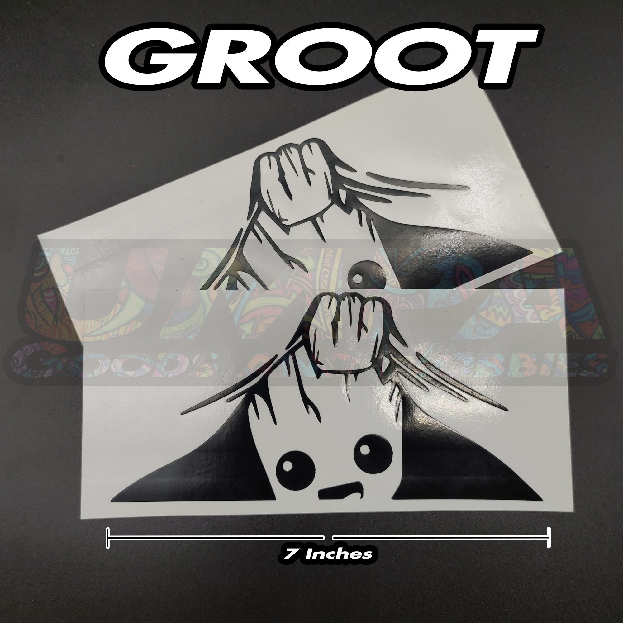 Car Sticker and Decal Peeking Monster - Cute Cutout cartoon aesthetic ...