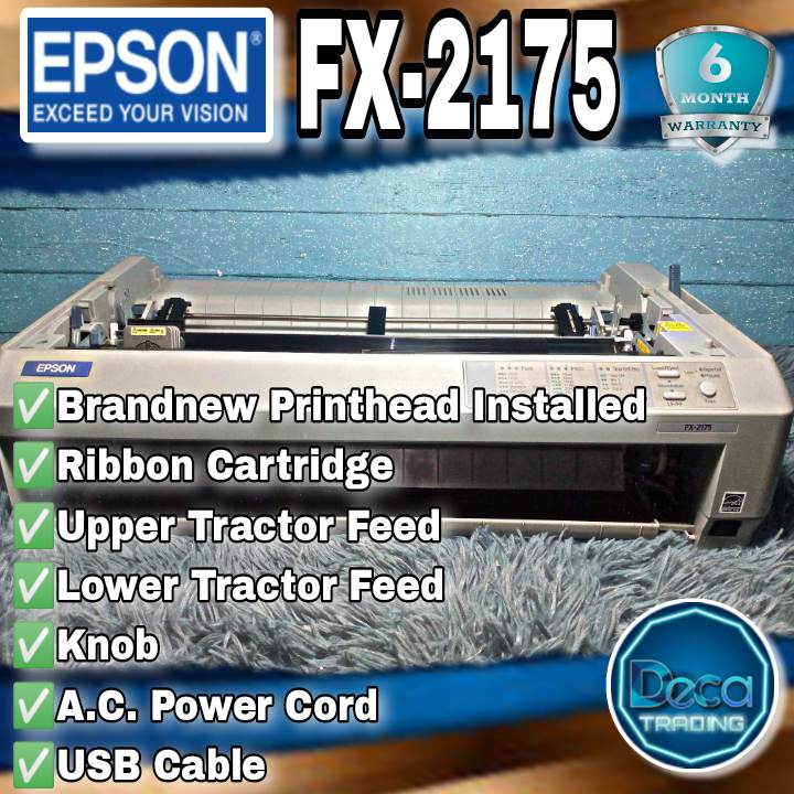 EPSON FX2175 DOT MATRIX PRINTER | Lazada PH