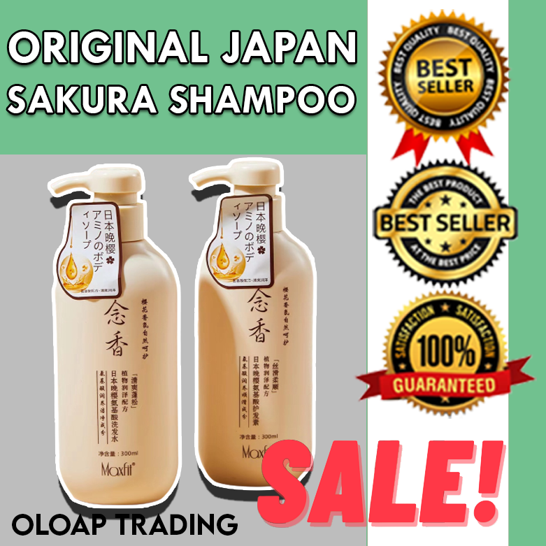 Best Seller ORIGINAL JAPAN SAKURA SHAMPOO | Japan Hair Grower, Silky ...