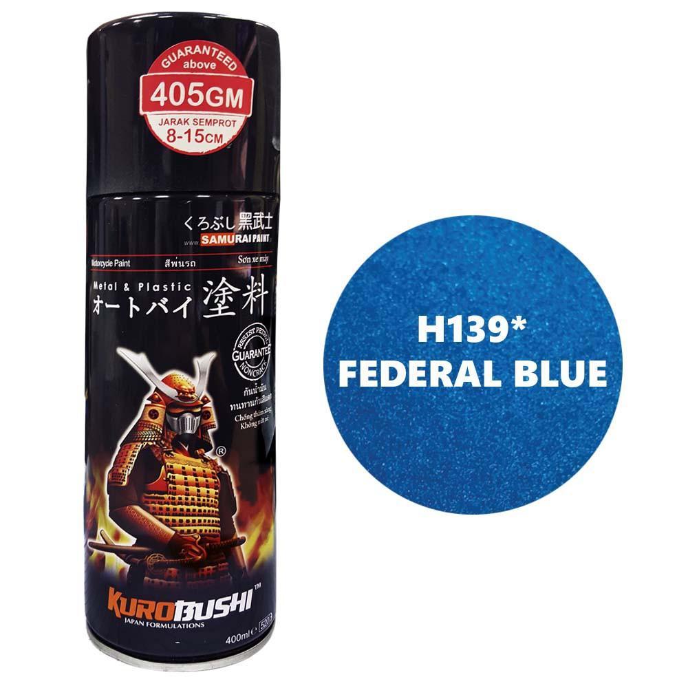 Samurai H139 Federal Blue (Honda Color) Spray Paint 400ml [Made in ...