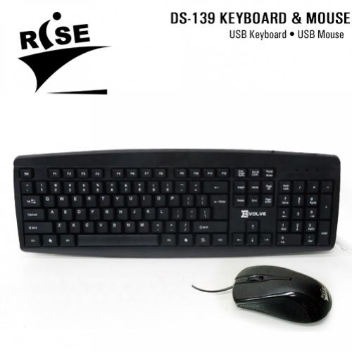 Gaming Keyboard plus Mouse Combo Rise Classic USB Type DS-139 | Lazada PH