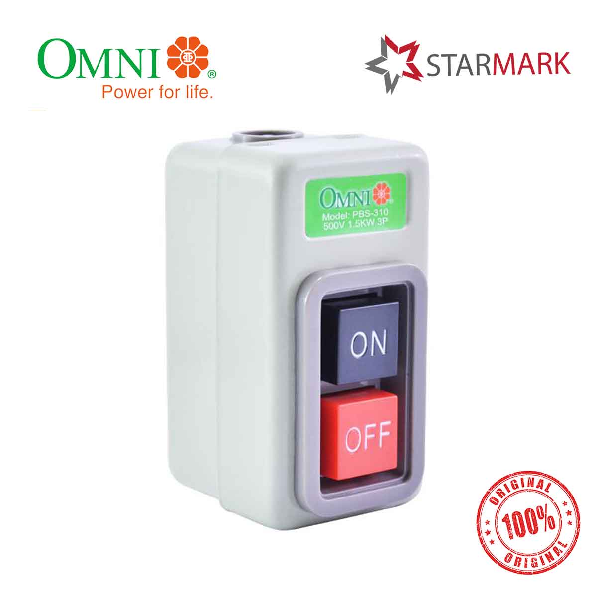 Omni Power Push Button Switch Switches 10A 1.5KW- PBS-310 - Genuine and ...